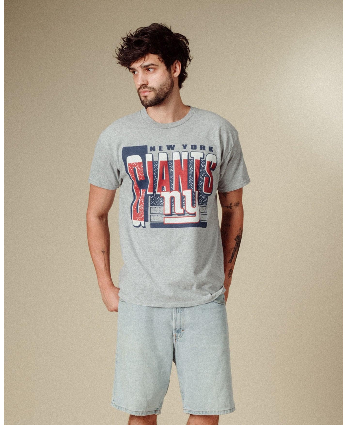 JUNK FOOD CLOTHING unisex nfl new york giants complete tee